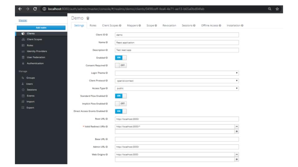 get started with Keycloak 2 - WalkingTree Technologies